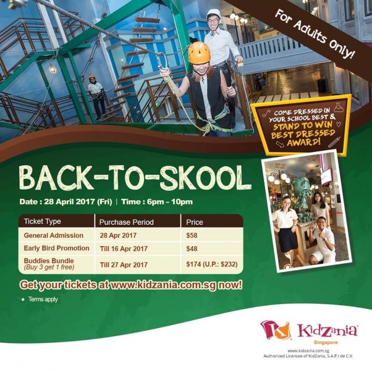 Back-to-Skool @ KidZania | Tickikids Singapore